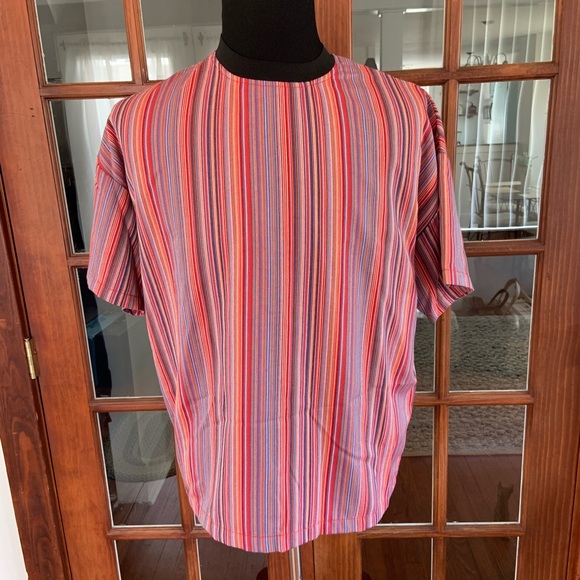 Unknown | Shirts | Multi Color Unique Short Sleeve Shirt | Poshmark